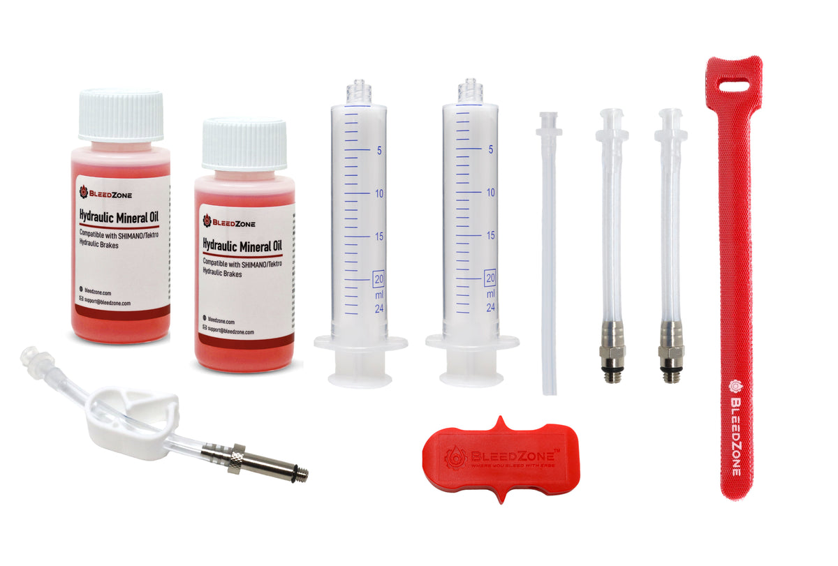 Standard Bleed Kit for Tektro Hydraulic Brakes with 120ml Mineral Oil ...