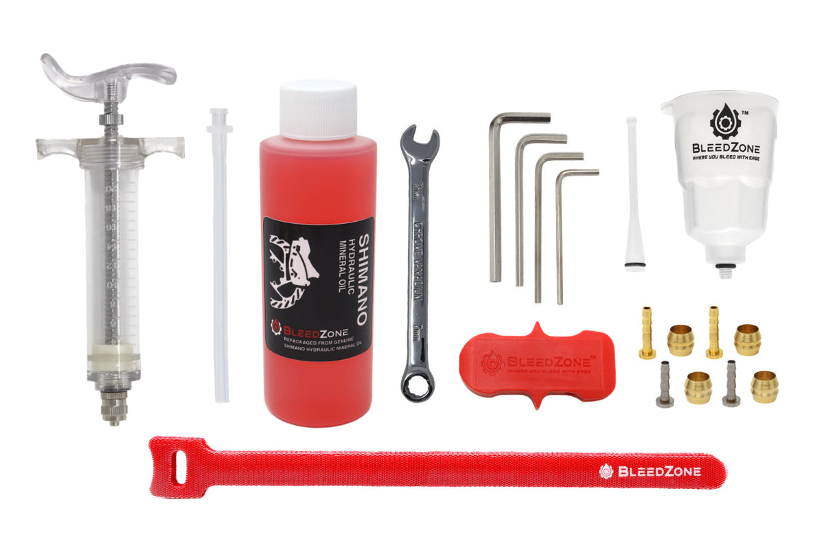 Pro Bleed Kit for Shimano Hydraulic MTB Brakes with 120ml Mineral Oil ...