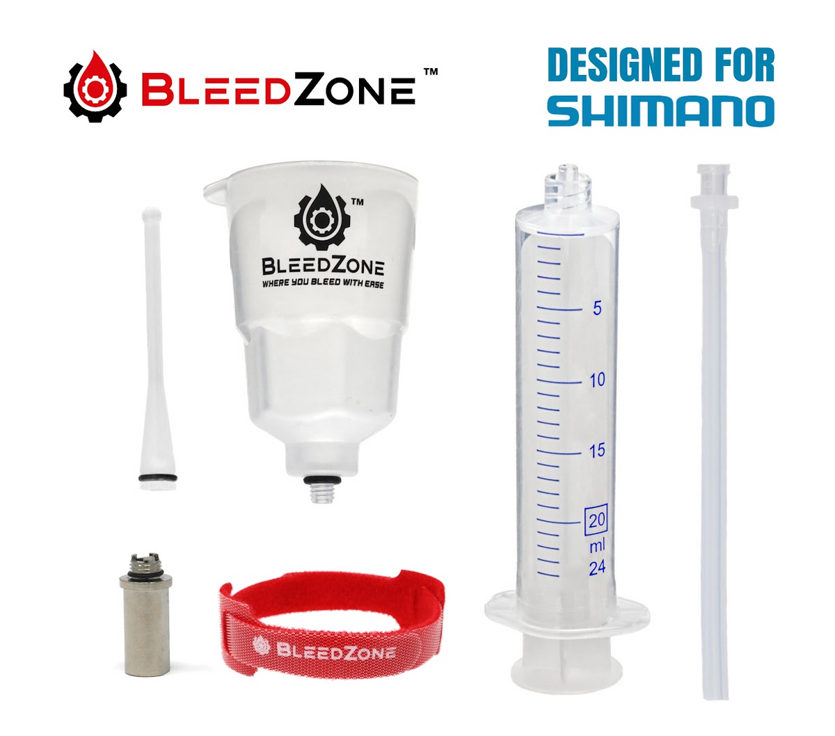 Basic Bleed Kit for SHIMANO Hydraulic ROAD Brakes – BleedZone LLC