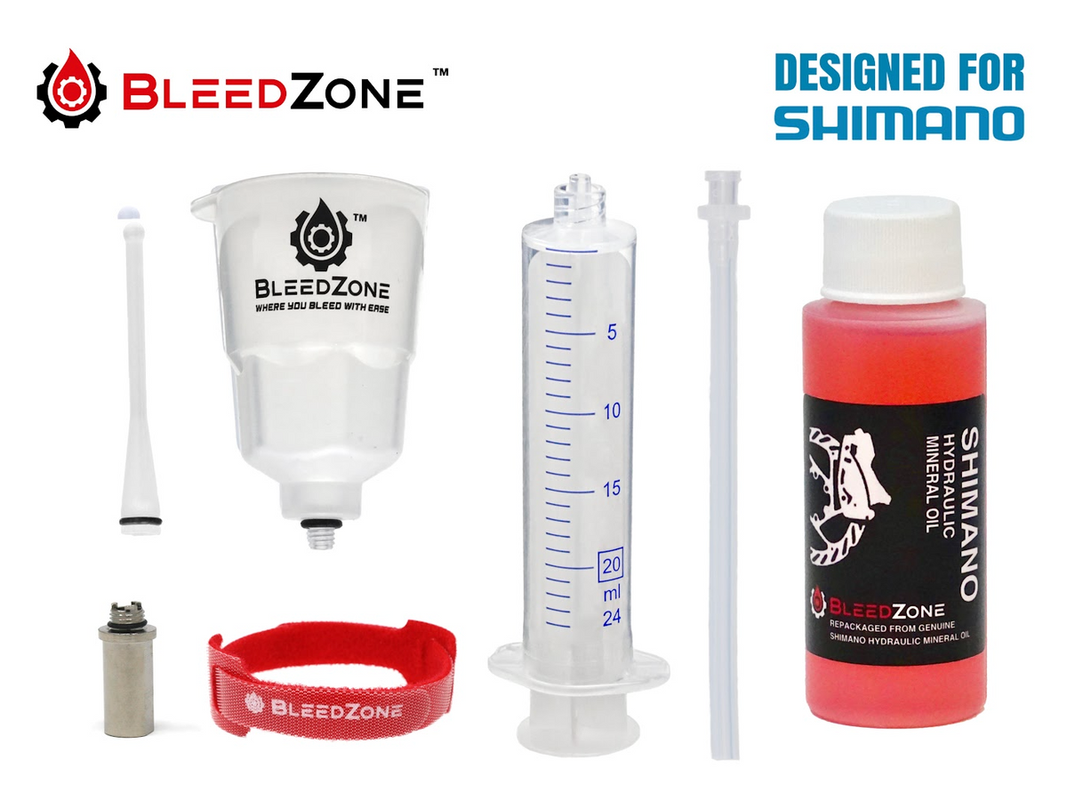 Basic Bleed Kit for SHIMANO Hydraulic ROAD Brakes with 60ml Mineral Oi ...