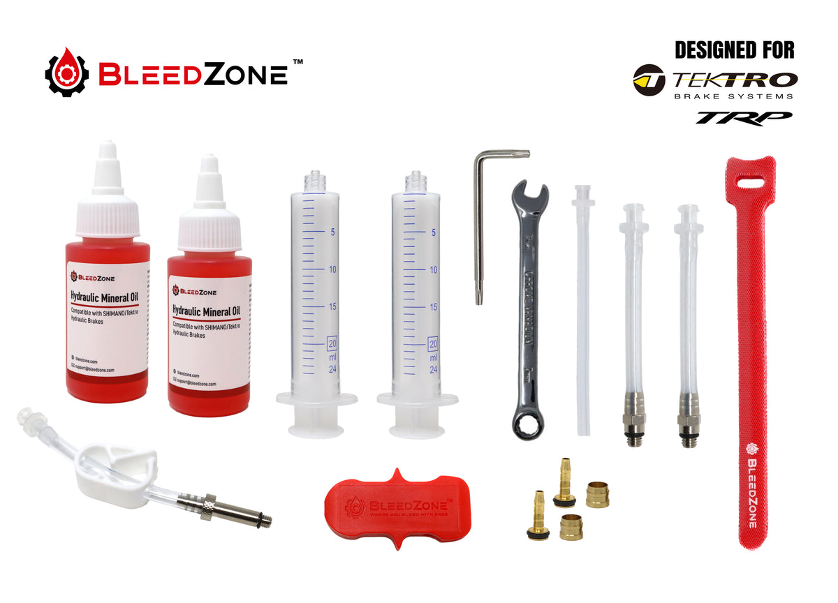 Master Bleed Kit for Tektro Brakes with 120ml Oil – BleedZone LLC